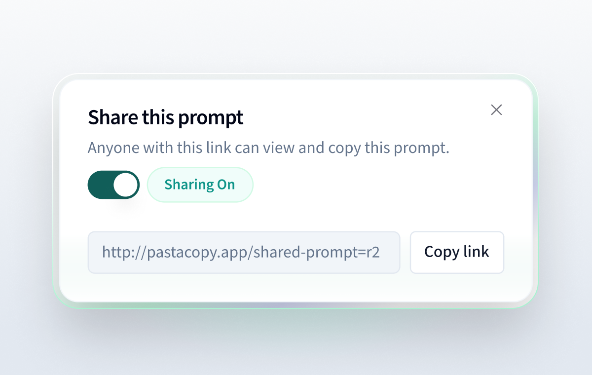 Pasta - Organize Your AI Prompts | Prompt Management Tool